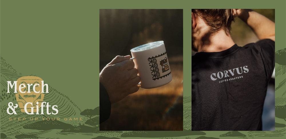 Merch & Gifts - Corvus Coffee